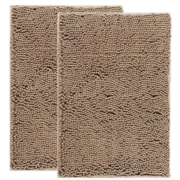 商品名:  IM HOME 2 Pieces Dog Door Mats for Muddy Paws, Chenille Absorbent Pet Mats 36"x 24", Non Slip Heavy Indoor Doormat...