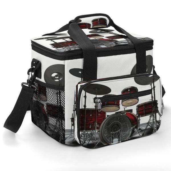 商品名:  Cool Drum Set Printing Cooler Bag Large Capacity Leak Proof Lunch Cooler for Picnics Travel &amp; Outdoor Adventur...