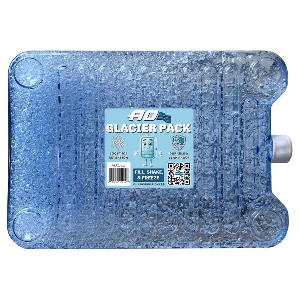 商品名: AO Coolers 氷河パック アイスエンハンサー 丈夫で漏れ防止 氷の寿命を最大24時間延長 AO Coolers Glacier Pack Ice Enhancer, Reusable and Refreezable, Du...