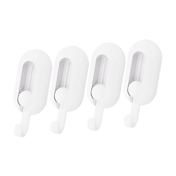 商品名:  Cabilock 4pcs Sturdy Adhesive Hooks Set Ceiling Hanging Decor Swivel Hanger Hooks for Bedroom Coat Hangers Bathroo...