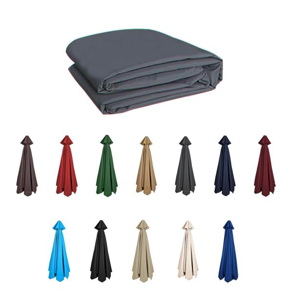 商品名:  Umbrella Replacement Canopy, 6 Ribs / 8 Ribs Replacement Parasol Fabric Cover, Replacement Garden Umbrella Cover, ...