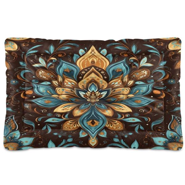 商品名:  FJDENG Bohemian Pet Bed Soft Non-Slip Bottom Design Calming Dog Bed for Small Medium Dogs and Cats,36x24inブランド: FJ...