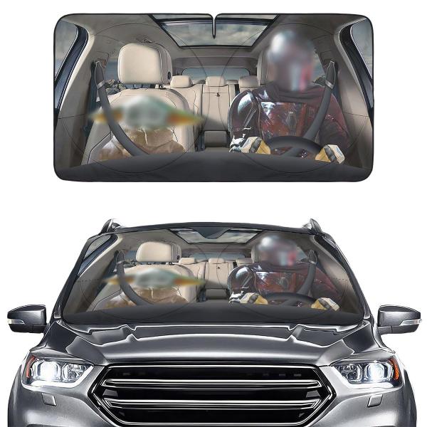 商品名:  GENANY Windshield Sun Shade for Car SUV Truck (64x32 Inches), Automobile Sunshade, Protector Blocks UV, Christmas ...