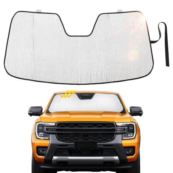 商品名: JOYTUTUS フロントガラスサンシェード フォードマーベリック2025 2024 2023 2022対応 折りたたみ式サンシェード フロントガラスサンバイザー フロントガラスサンシールド JOYTUTUS Windshield...