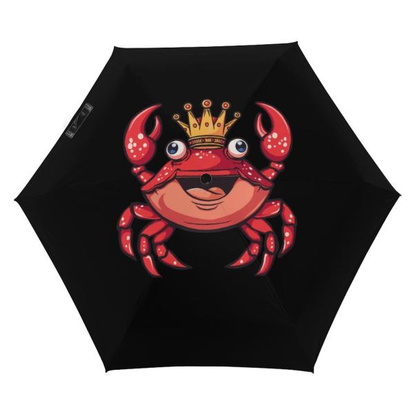 商品名:  Crab King Travel Umbrella for Rain Windproof 5 Folding Compact Umbrella Auto Open Closeブランド: Generic商品サイズ: One siz...