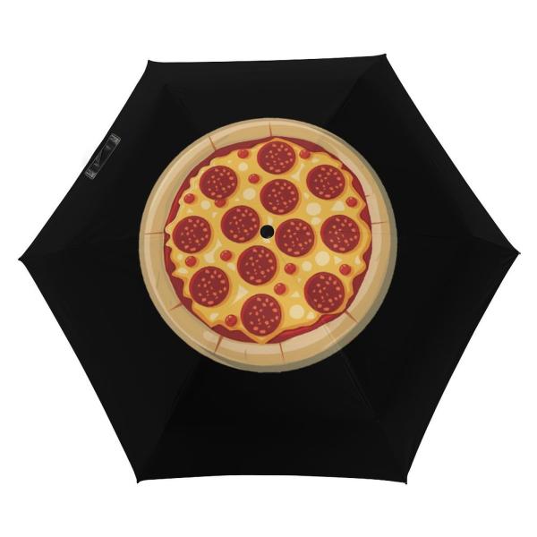 商品名:  Pepperoni Pizza Travel Umbrella for Rain Windproof 5 Folding Compact Umbrella Auto Open Closeブランド: Generic商品サイズ: O...
