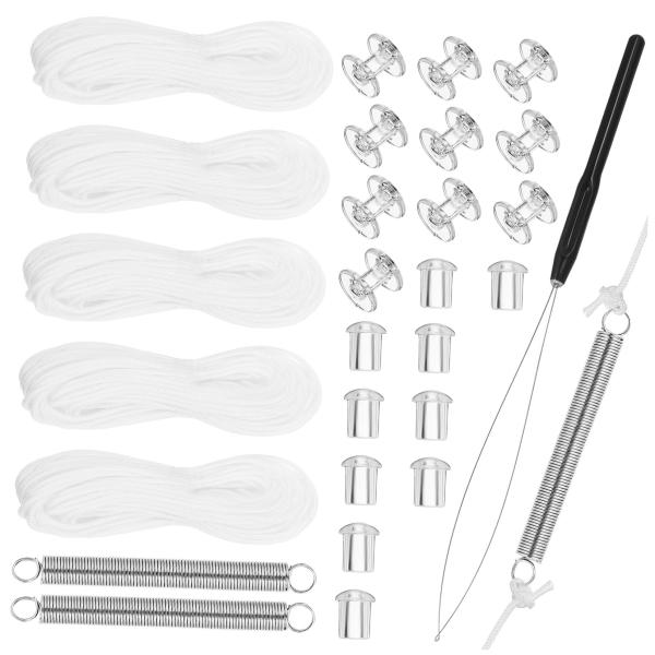 商品名: TOPPERFUN プリーツシェード修理キット ハニカムブラインドアクセサリー ウィンドウシェード用 スレッドツールとキャンパーブラインド修理用交換部品付き TOPPERFUN 1Set Pleated Shade Repair ...