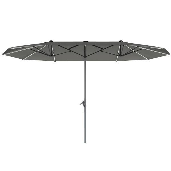 商品名:  MODADA patio umbrella Outside Shade large patio umbrellas Windproof offsetwith solar lights Umbrellas umbrella out...