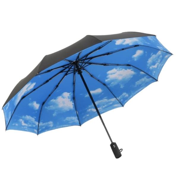 商品名:  Portable Umbrella for Travel Folding Automatic Umbrella Strong Durable Double-Layer Rain Umbrella Portable Travel ...
