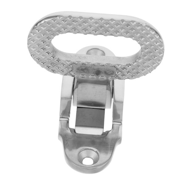 商品名:  HEALLILY Heavy Duty Adjustable Folding Rv Step Stainless Steel - Pedal for Trailers Containers Elevated Areas Easy...