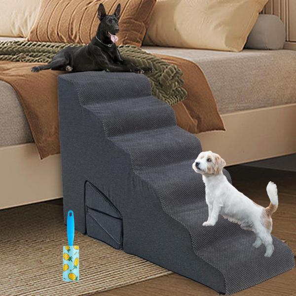 商品名:  Dog Stairs &amp; Steps Ramps for High Beds 25-30 inches High Tall, LitaiL 6 Step Pet Stairs Steps for Small Large ...