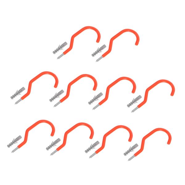 商品名:  KALLORY 10pcs Garage Storage Hooks Heavy Duty Wall Bike Hangers Easy Install Ceiling Hooks for Homeブランド: KALLORY商品...