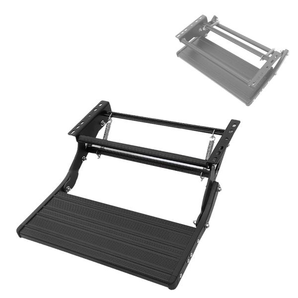 商品名:  Manual Rv Entry Steps, Rv Steps Foldable, Aluminum Alloy, Load-Bearing 440 Lbs, Anti-Slip, Black, for Travel Trail...