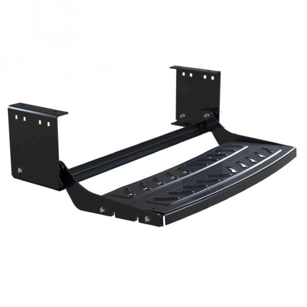商品名:  WANGCEPLSD Camper Stairs, 24in Aluminum Alloy Single Ladder Step Telescopic Folding RV Entry, Manual, Anti-Slip Su...