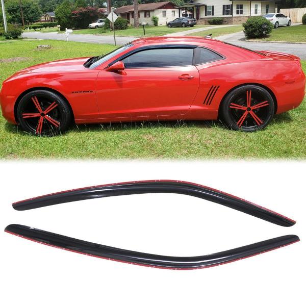 商品名:  Deebior 2pcs Original Shatterproof Rainproof Outside Mount Style Sun Rain Guard Durable Side Window Wind Deflector...