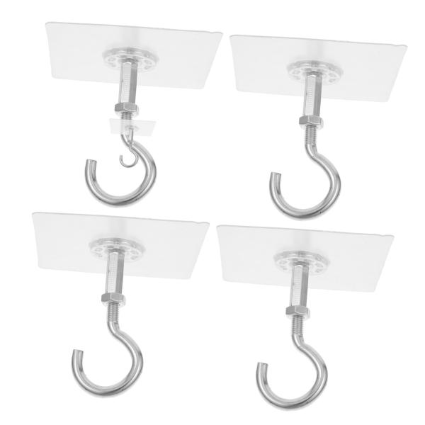 商品名:  GLEAVI 4pcs Self Adhesive Ceiling Hooks Heavy Duty Sticky Hooks for Plants No Drillブランド: GLEAVI商品サイズ: 10.00X10.00X...