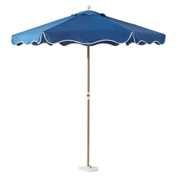 商品名: 7フィート ビーチパラソル UPF 50+ 日焼け防止 通気キャノピー付き 耐風設計 頑丈で頑丈なポール ポータブルアウトドアサンシェード キャリーバッグ付き (ネイビー) DEER LAND 7FT Patio and beac...