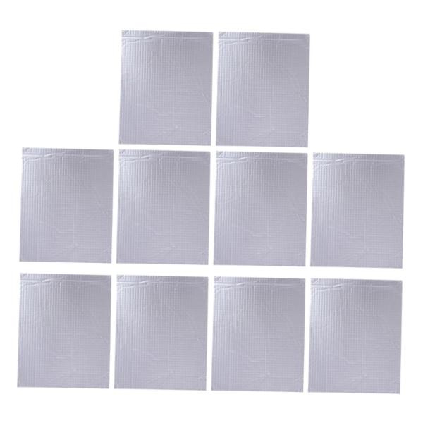商品名:  VILLCASE 10pcs Sound Deadening Insulation Mat for Cars Heat and Noise Dampening Mat for Engine Hood Floors and Roo...