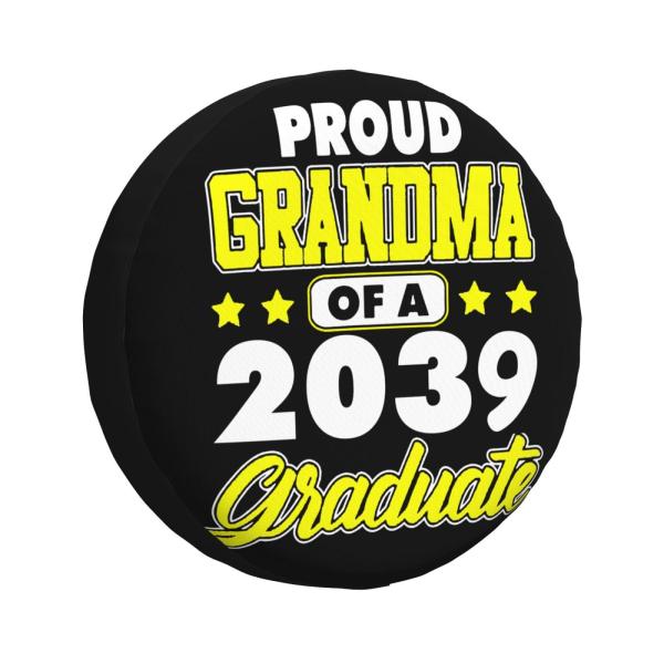 商品名:  Proud Grandma of A Class of 2039 Graduation 15 Inch Spare Tire Cover Weatherproof Wheel Protector Rv SUV Truck Tra...