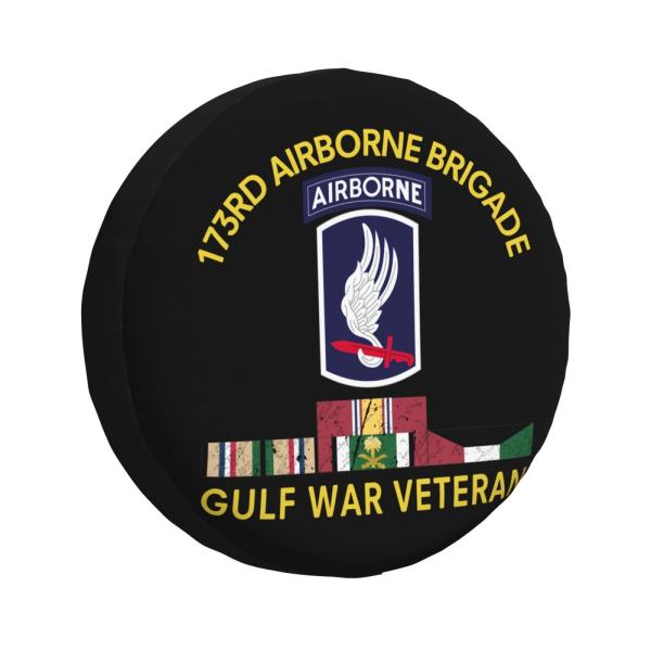 商品名:  173rd Airborne Brigade Gulf War Veteran 15 Inch Spare Tire Cover Weatherproof Wheel Protector Rv SUV Truck Trailer...