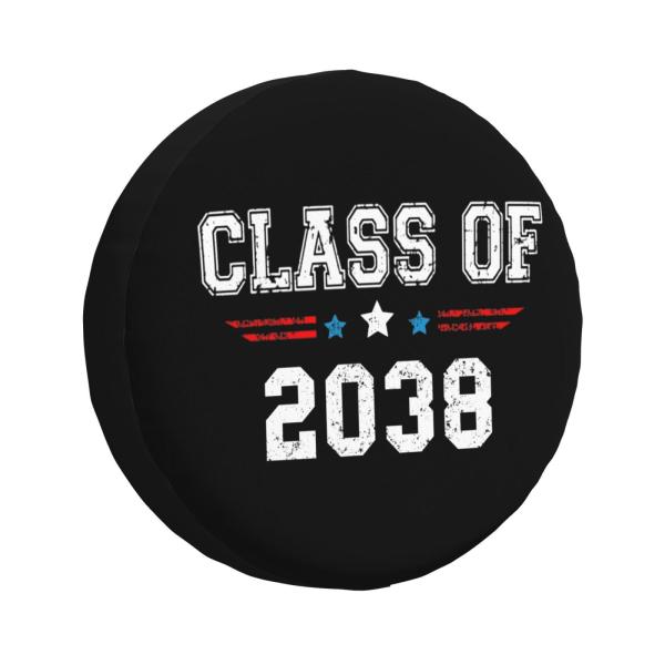 商品名:  Class of 2038 Graduation High School College Senior 15 Inch Spare Tire Cover Weatherproof Wheel Protector Rv SUV T...