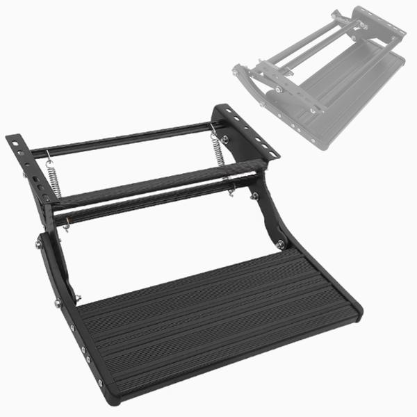 商品名:  QSNYJPL RV Steps, Manual Retractable RV Stairs, 440 LBS Load Capacity, Non-Slip Foldable Aluminum Alloy Steps for ...