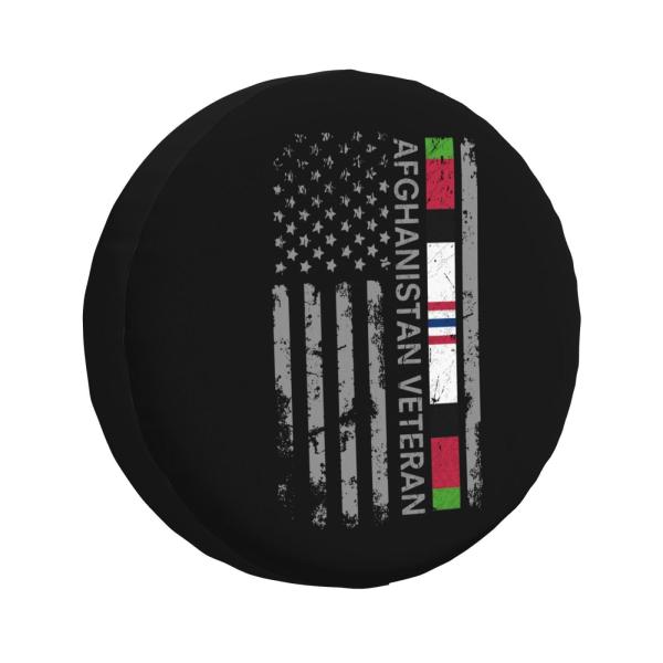 商品名:  Afghanistan Veteran Us Flag 15 Inch Spare Tire Cover Weatherproof Wheel Protector Rv SUV Truck Trailer Camper8ブランド...