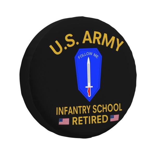 商品名:  Us Army Retired Infantry School 15 Inch Spare Tire Cover Weatherproof Wheel Protector Rv SUV Truck Trailer Camper4...