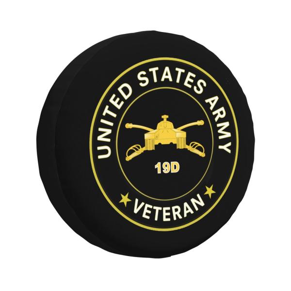 商品名:  Us Army Mos 19d Cavalry Scout Veteran 15 Inch Spare Tire Cover Weatherproof Wheel Protector Rv SUV Truck Trailer C...