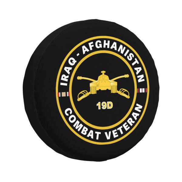 商品名:  Us Army Mos 19d Cavalry Scout Afghanistan and Iraq Combat Veteran 15 Inch Spare Tire Cover Weatherproof Wheel Prot...