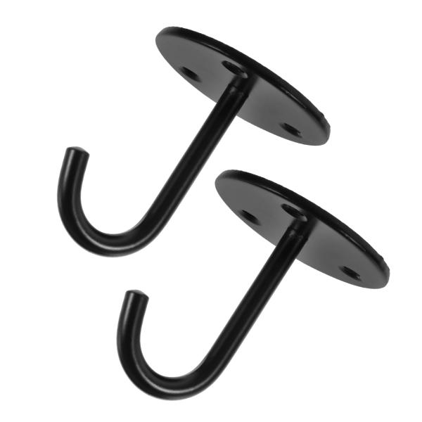 商品名:  PRETYZOOM 2pcs Heavy Duty Ceiling Hooks Black Wall Mount Hangers for Hanging Plants Flowerpots Baskets Easy to Ins...