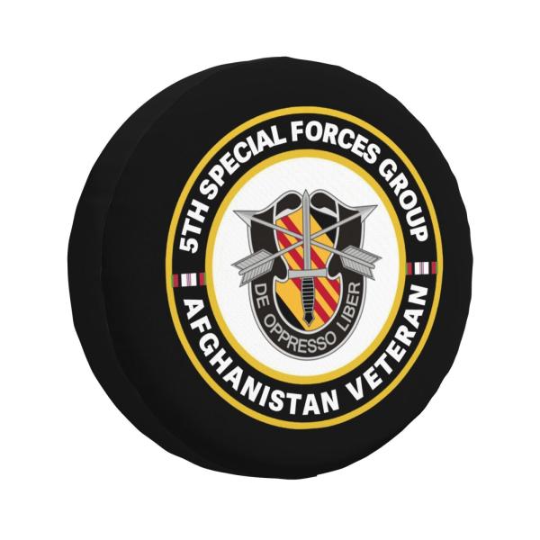 商品名:  5th Special Forces Group Afghanistan Veteran 15 Inch Spare Tire Cover Weatherproof Wheel Protector Rv SUV Truck Tr...