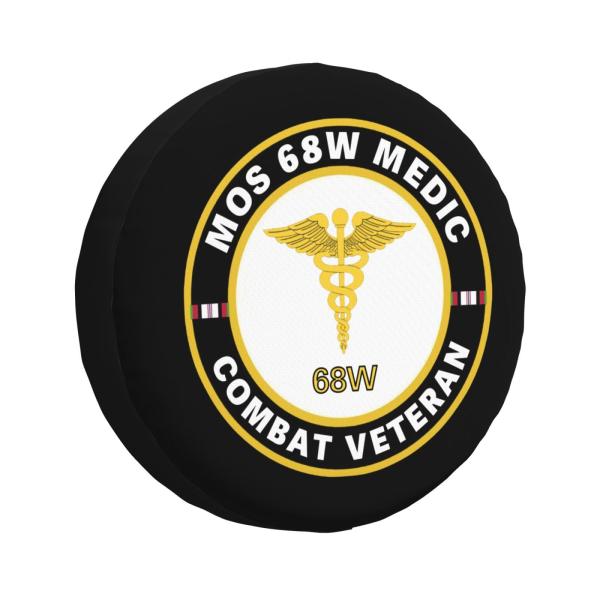 商品名:  Us Army Mos 68w Medic Afghanistan Combat Veteran 15 Inch Spare Tire Cover Weatherproof Wheel Protector Rv SUV Truc...