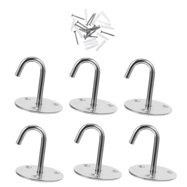 商品名:  TOYANDONA 6pcs Heavy Duty Stainless Steel Ceiling Hooks for Picture Hanging Drapesブランド: TOYANDONA商品サイズ: 5.2X5cm高さ:...