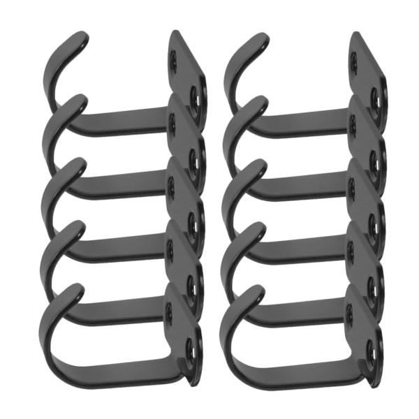 商品名:  SOESFOUFU 10pcs Heavy Duty Wall Mounted Hooks Sturdy Towel and Coat Hangers for Kitchen Bathroom and Home Organiza...