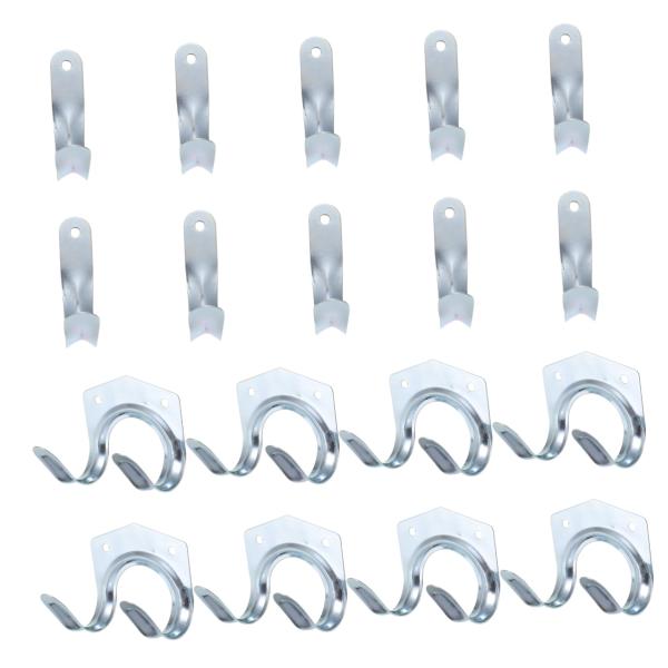 商品名:  Luxshiny 20 Pcs Heavy Duty Iron Pipeline Hanging Storage Hooks Garage Wall Ladder Hooksブランド: Luxshiny高さ: 5.9944cm横...