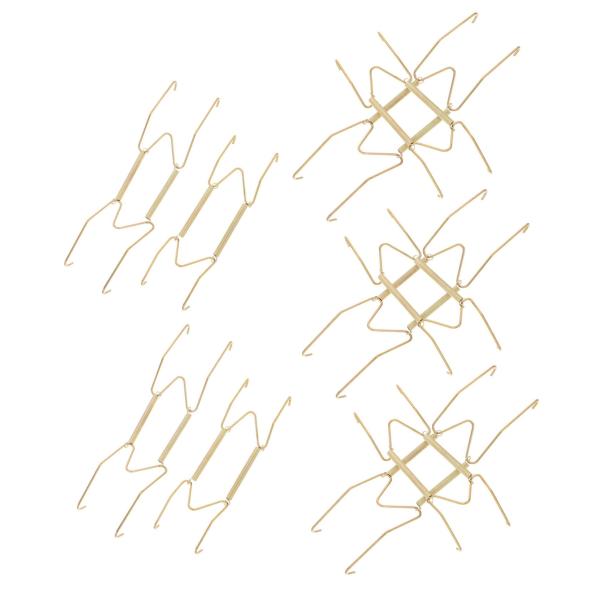 商品名:  VILLFUL 10pcs Invisible Spring Plate Hooks W-Shaped Decorative Hooks for Heavy Duty Items Wall Ceiling Garagesブランド...