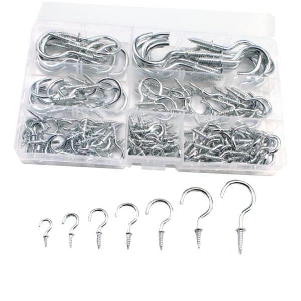 商品名:  Healifty 150-piece Sundries Hook Set Hooks Ceiling White Zinc for Kitchen Bathroom and Home Organizationブランド: Heal...