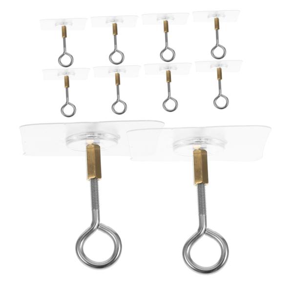 商品名:  MAGICLULU 12pcs Adhesive Hooks No Drill Ceiling Hooks Plant Hanger Heavy Duty for Kitchen Bathroom Showerブランド: MAG...