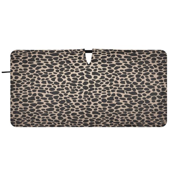 商品名:  KEEPREAL Leopard Print Windshield Sun Shade - 32x62in Foldable Car Front Window Sunshades for Most Sedans SUV Truc...