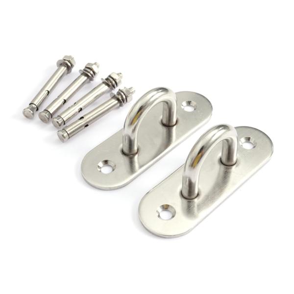商品名:  PRETYZOOM 2pcs Large Ceiling Tile Hooks Stainless Steel u Shaped Hooks for Wall Mount Brushed Finish for Decoratio...