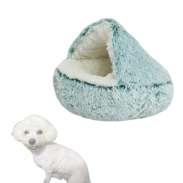商品名:  Olvys Cozy Cocoon Dog Bed, Hooded Cuddle Dog Bed for Medium to Large Dogs, Fluffy Covered Burrow Puppy Bed, Remova...