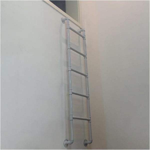 商品名:  Step Climb Ladder Basement Window Well Egress Ladder, Loft Ladder/Bunk Bed Ladder Only, Wall Mount Metal Steps Lad...