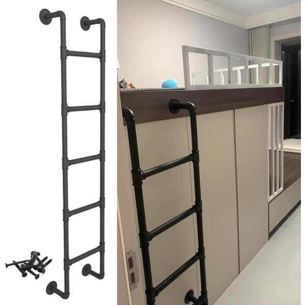商品名:  Step Climb Ladder Basement Window Well Egress Ladder, Loft Ladder/Bunk Bed Ladder Only, Wall Mount Metal Steps Lad...