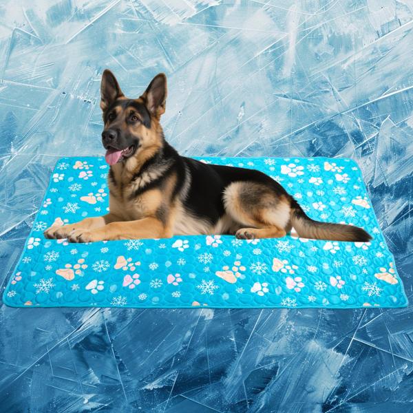 商品名:  Self-Cooling Mat for Dogs Extra Large, 59'' x 39'' Washable Dog Ice Silk Self Cooling Mat for Indoor &amp; Outdoor...