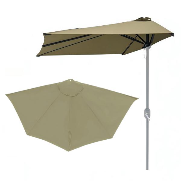 商品名:  GLDDFDG Patio Umbrella Replacement Canopy - 9ft 5 Ribs Outdoor Half Umbrella Replacement Canopy, Table Market Yard...