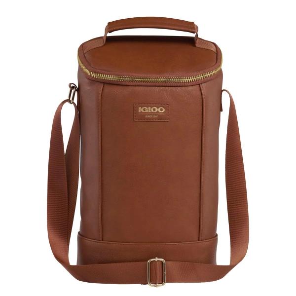 商品名:  Igloo Luxe Collection Beverage Tote, MaxCold Insulation, Removable Divider, Metallic Liner (Cognac)ブランド: Igloo高さ: ...