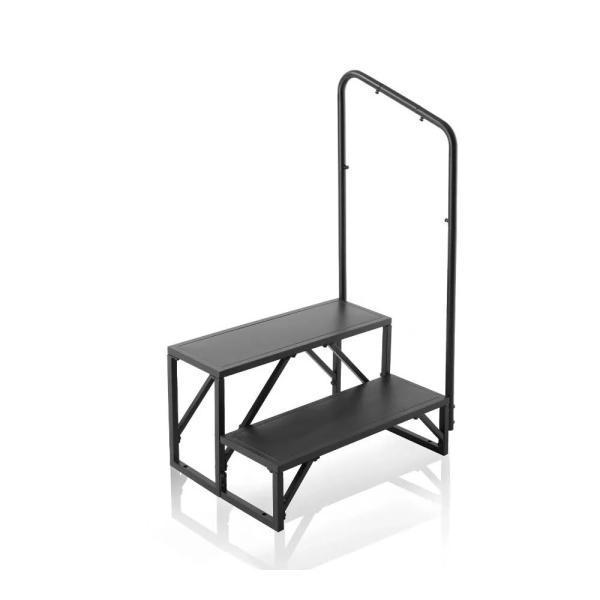 商品名:  ATATKP RV Steps 2Step RV Stairs 440 LBS Load Capacity Thickened Carbon Steel with Handrail Nonslip Steps for Safe ...