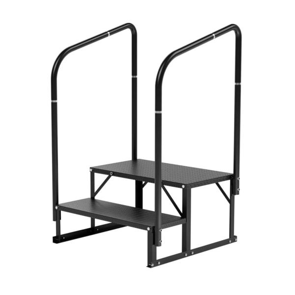 商品名:  ATATKP RV Steps, 2-Steps RV Stairs with Handrail Hot Tub Steps Camper Steps, Non-Slip Steps Outdoor Stairs for RV,...