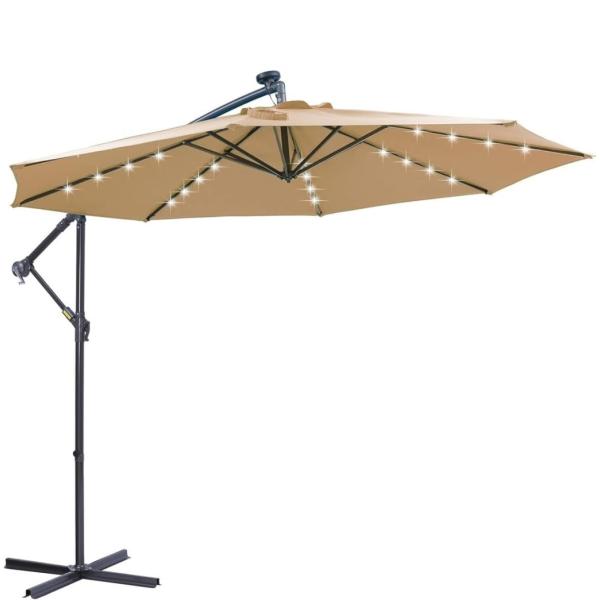 商品名:  UHRLGHS Parasol Patio Umbrella Outdoor Umbrella Solar LED Patio Outdoor Umbrella Hanging Cantilever Umbrella Offse...